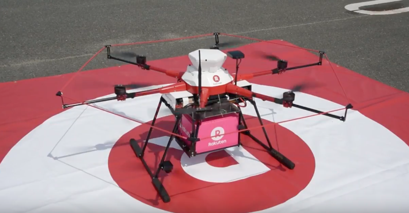 E-commerce company Delivers Chicken by Drone to Japanese Town