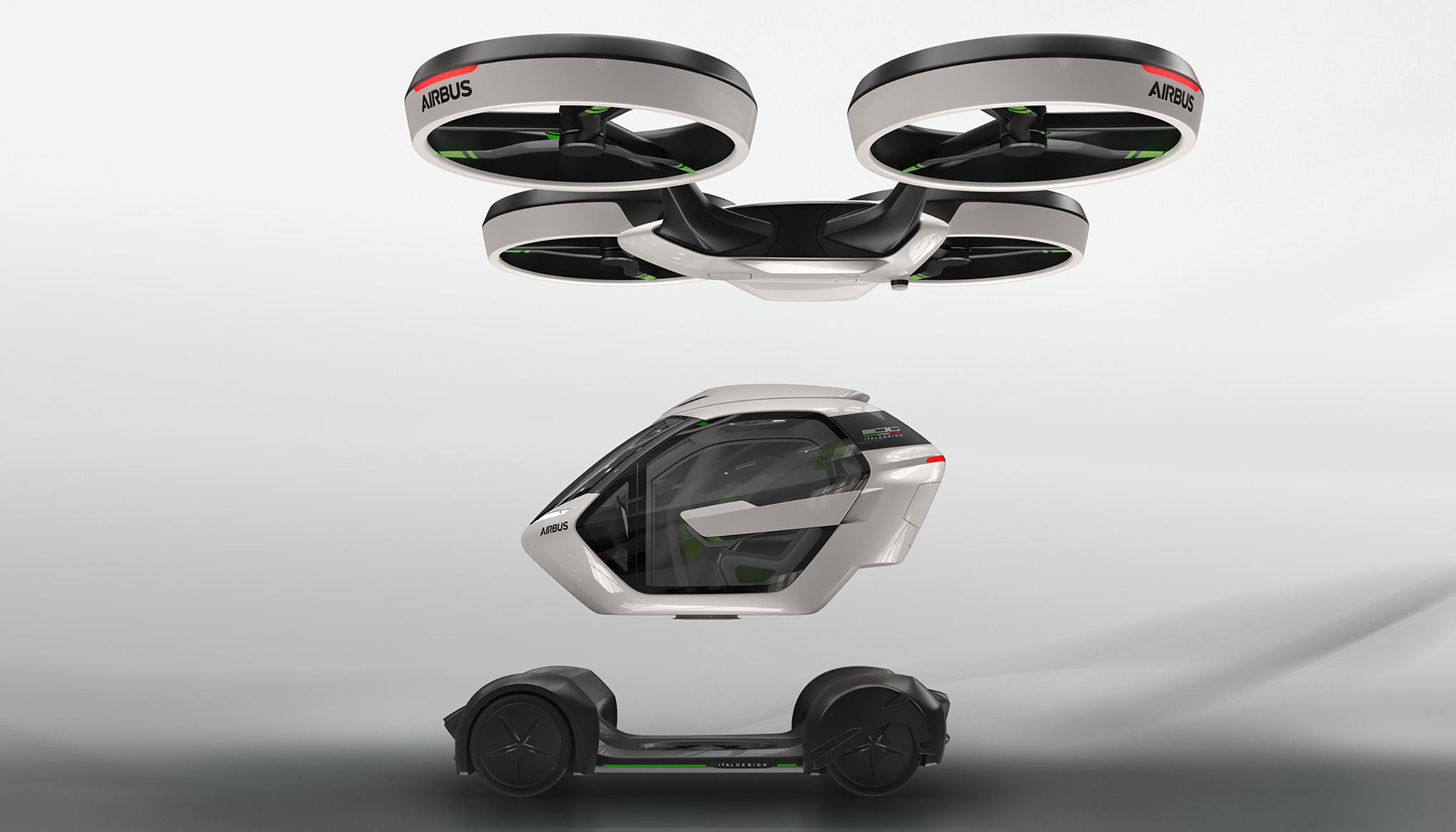 Audi and Airbus Flying Taxi Drone