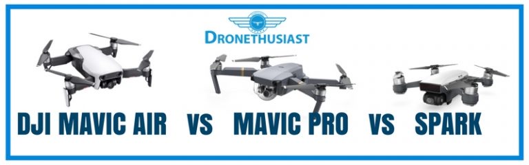 DJI Spark vs Mavic Air vs Mavic Pro [Updated 2020] Comparing Drones!