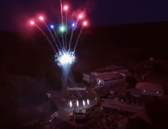 Check Out This Gorgeous Drone Footage Of A Fireworks Display