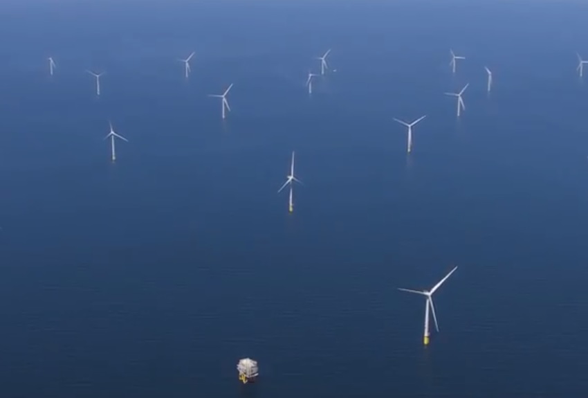 World’s Largest Offshore Wind Farm Captured by Drone