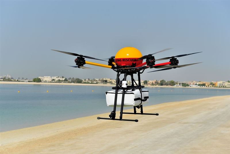 Dubai Municipality Develops Flying Drone Lifeguard
