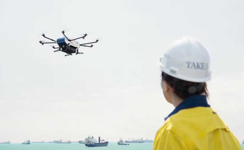 Tests Show Drones Could Perform Shore-To-Ship Package Delivery