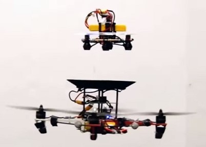 In Flight Drone Battery Swap Lets Drones Fly Forever